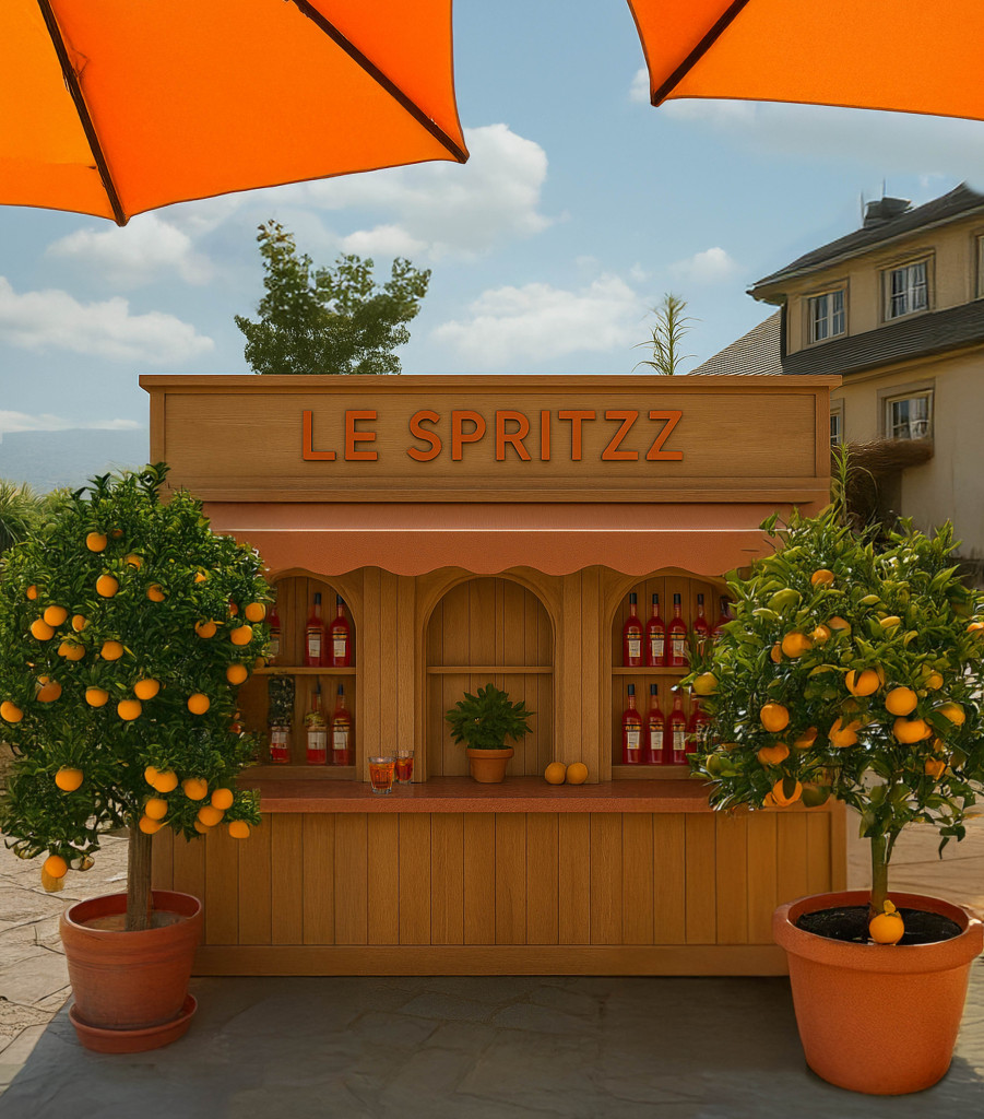 Découvrez la terrasse 'Le Spritzz' à Maasmechelen Village