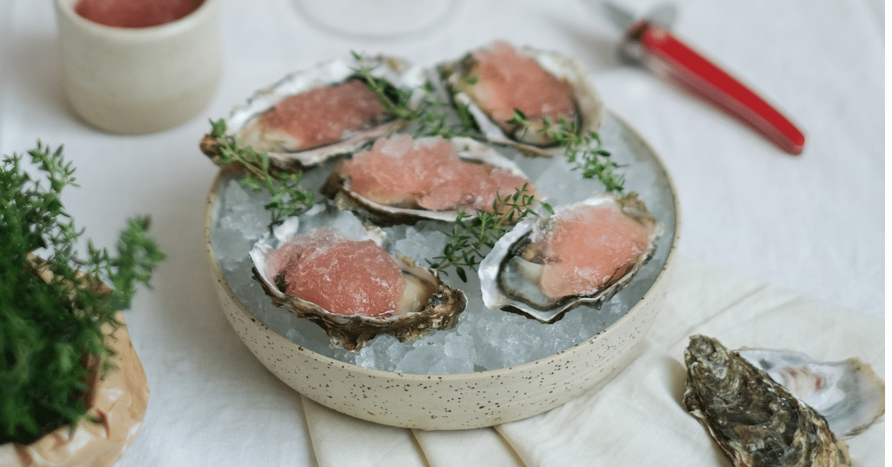 Recept: oesters met frosé - Marie Claire